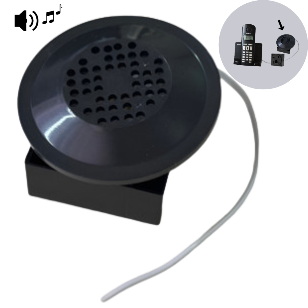 Campainha Auxiliar De Telefone Interfone Aumentar Volume Toque ...