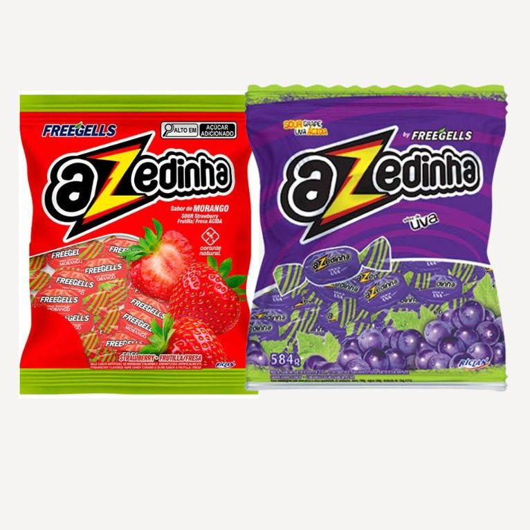 Bala Dura Azedinha Freegells (escolha o sabor) 475g - Riclan | Shopee ...