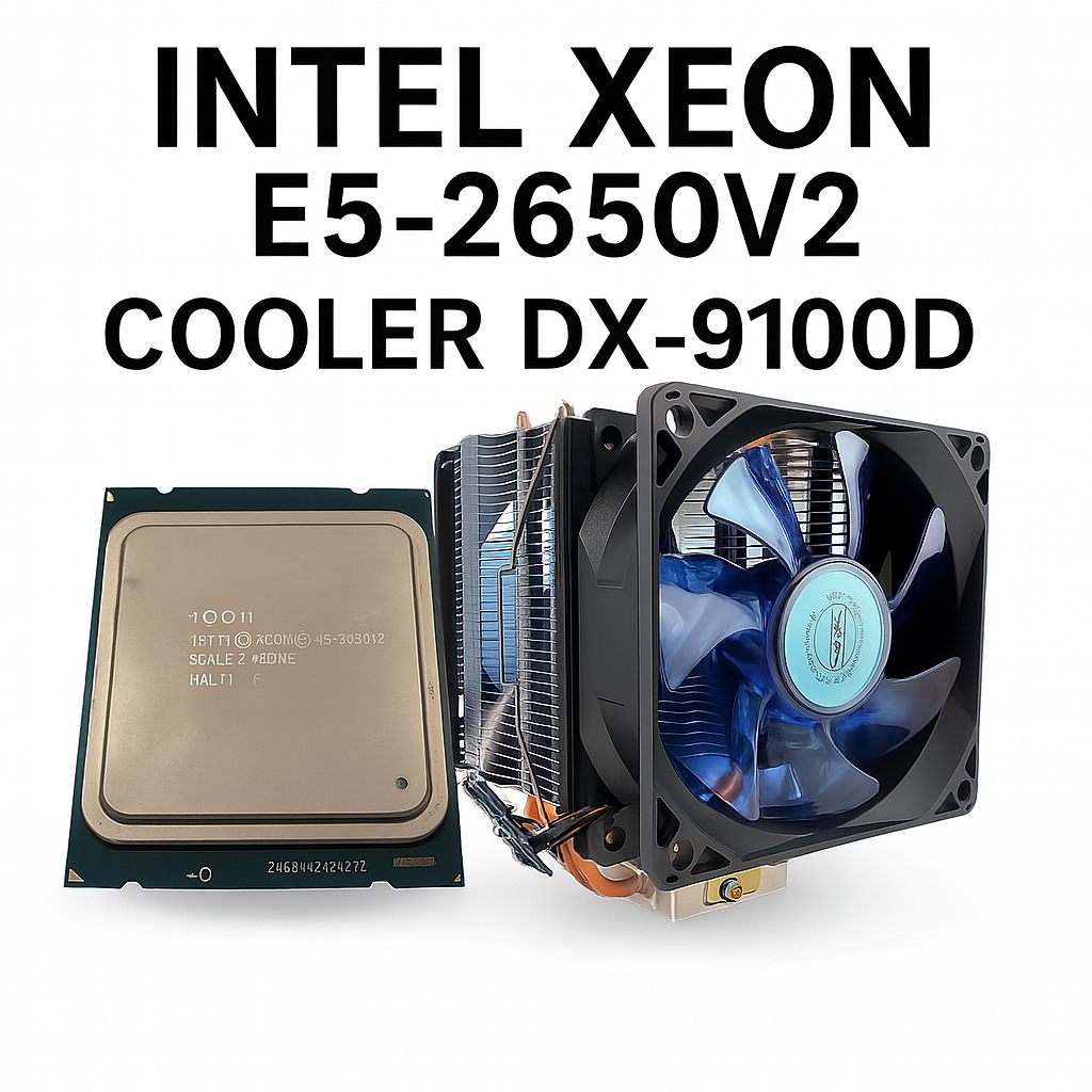Kit Processador Intel Xeon E5-2650 V2 + Cooler DX-9100D | 8 Núcleos 16 ...