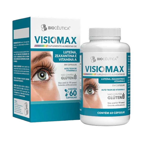 VISIOMAX 60 Cápsulas Biocêutica | Shopee Brasil