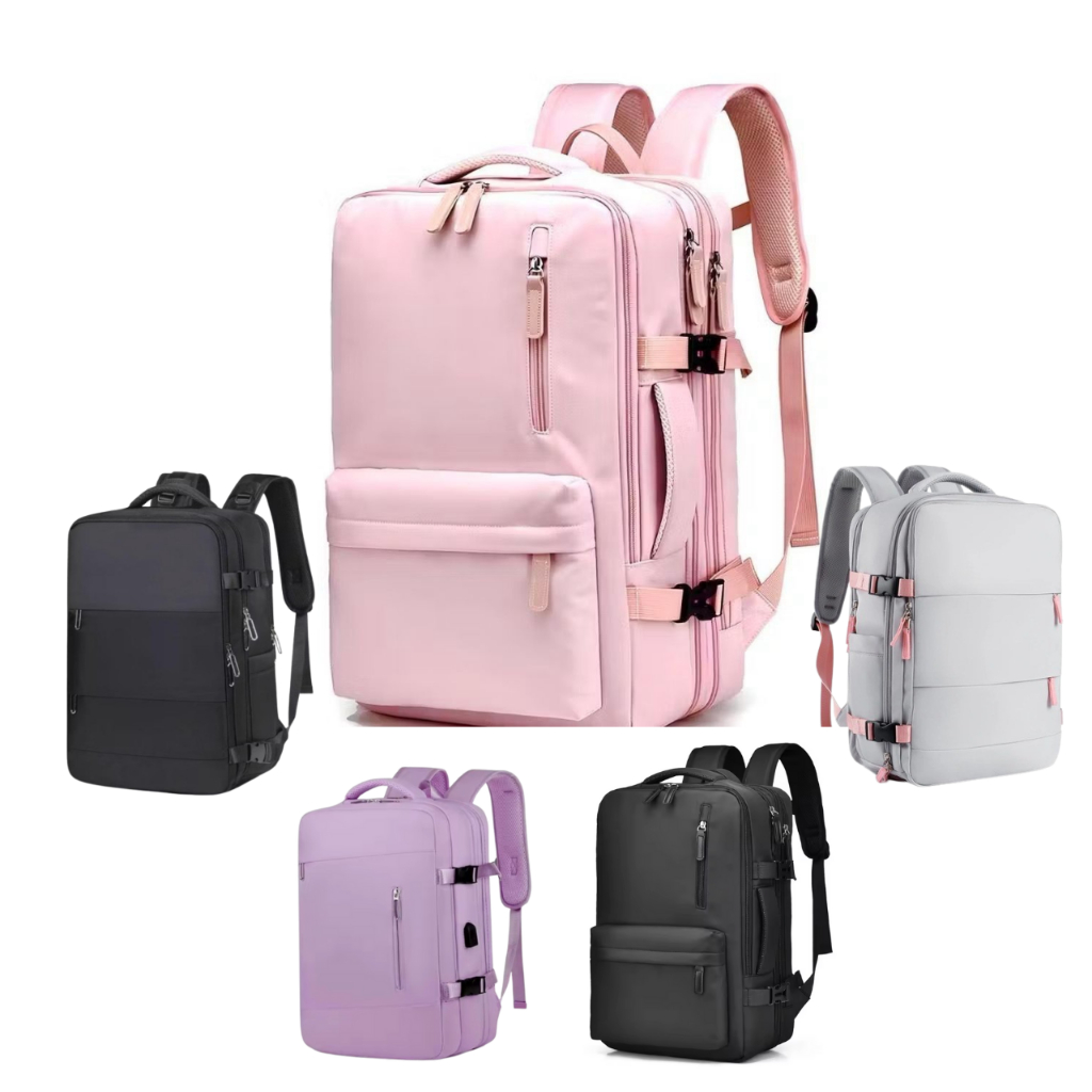 Mochila Viral Notebook Expansível USB Viagem Trabalho | Shopee Brasil