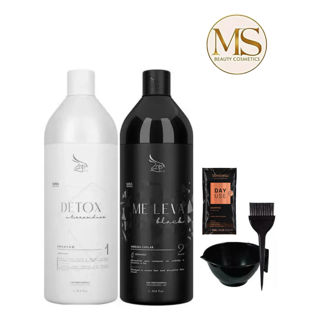 Progressiva Zap Me Leva Profissional All Time Kit 2X1L | Shopee Brasil