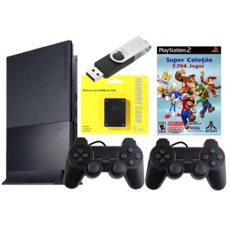 Playstation 2 Slim 21 Jogos no Pen drive | Shopee Brasil