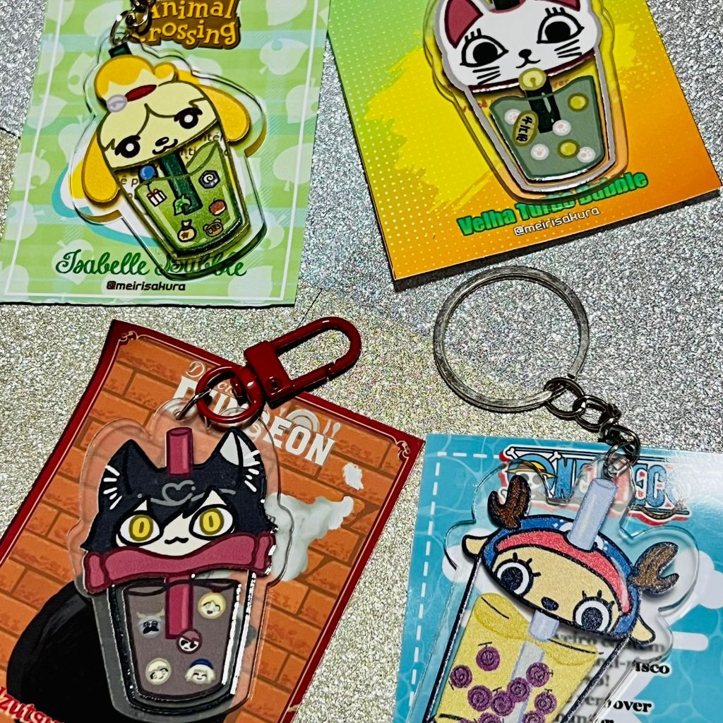 Chaveiros Cutie Bubble - Meiri Sakura (original) Chopper, Dandandan ...