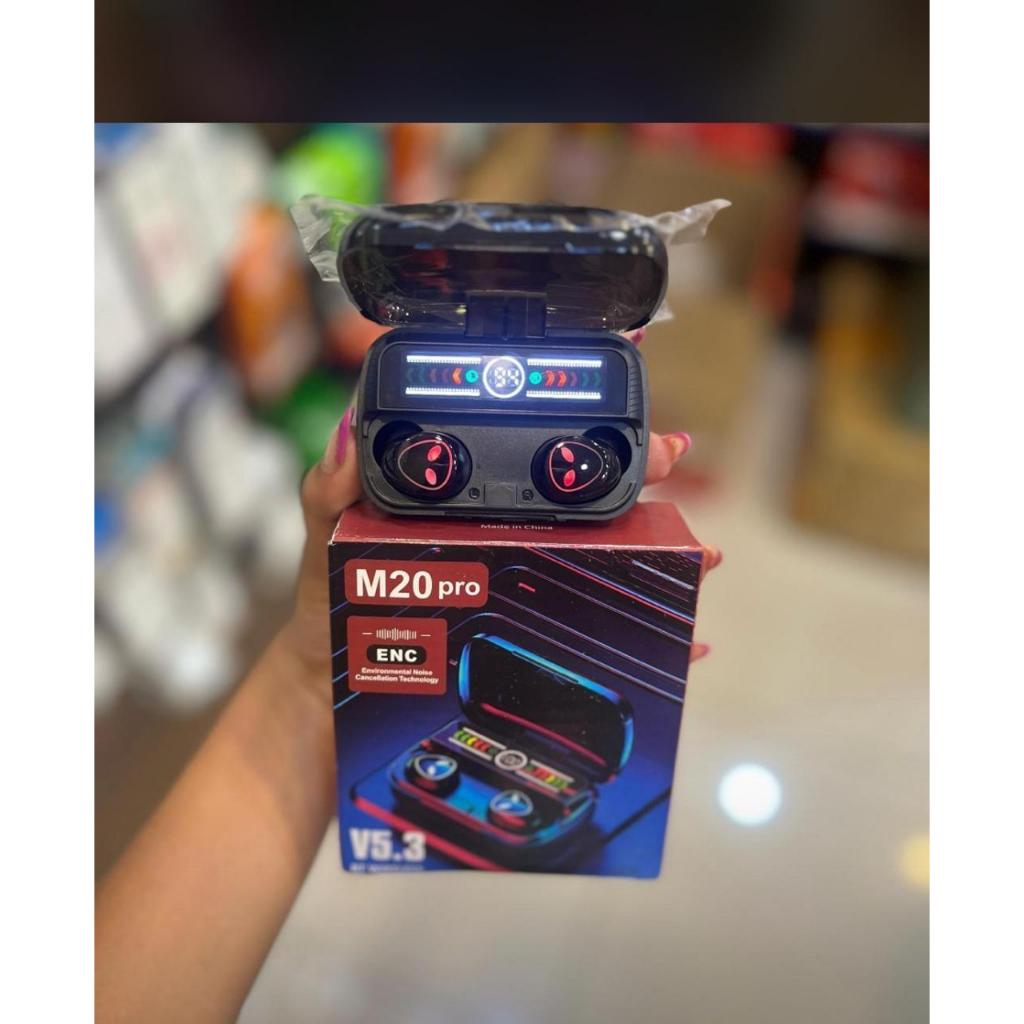 Fone De Ouvido Sem Fio M20 Pro Tws | Bluetooth 5.1, Power | Shopee Brasil