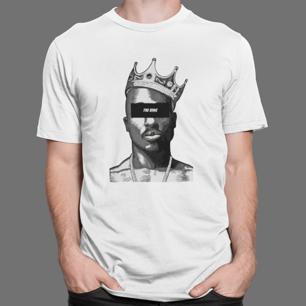 Camiseta Masculina Tupac Rapper Estilo de Rua Moda Streetwear Gola ...