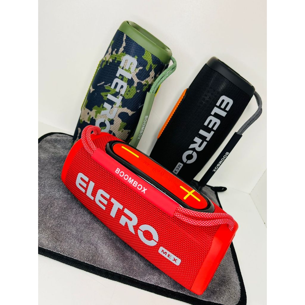 CAIXA DE SOM BLUETOOTH ELETROMEX BOOMBOX 50W EL-1063 | Shopee Brasil