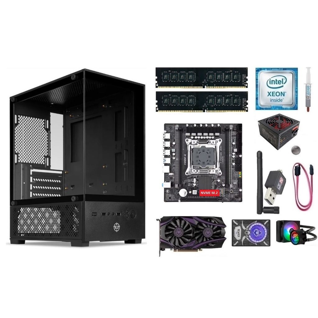 Pc Gamer X99 Xeon E5 2680v4/ 8GB-16GB-32GB DDR4/ RX580 8GB / SSD 240GB ...