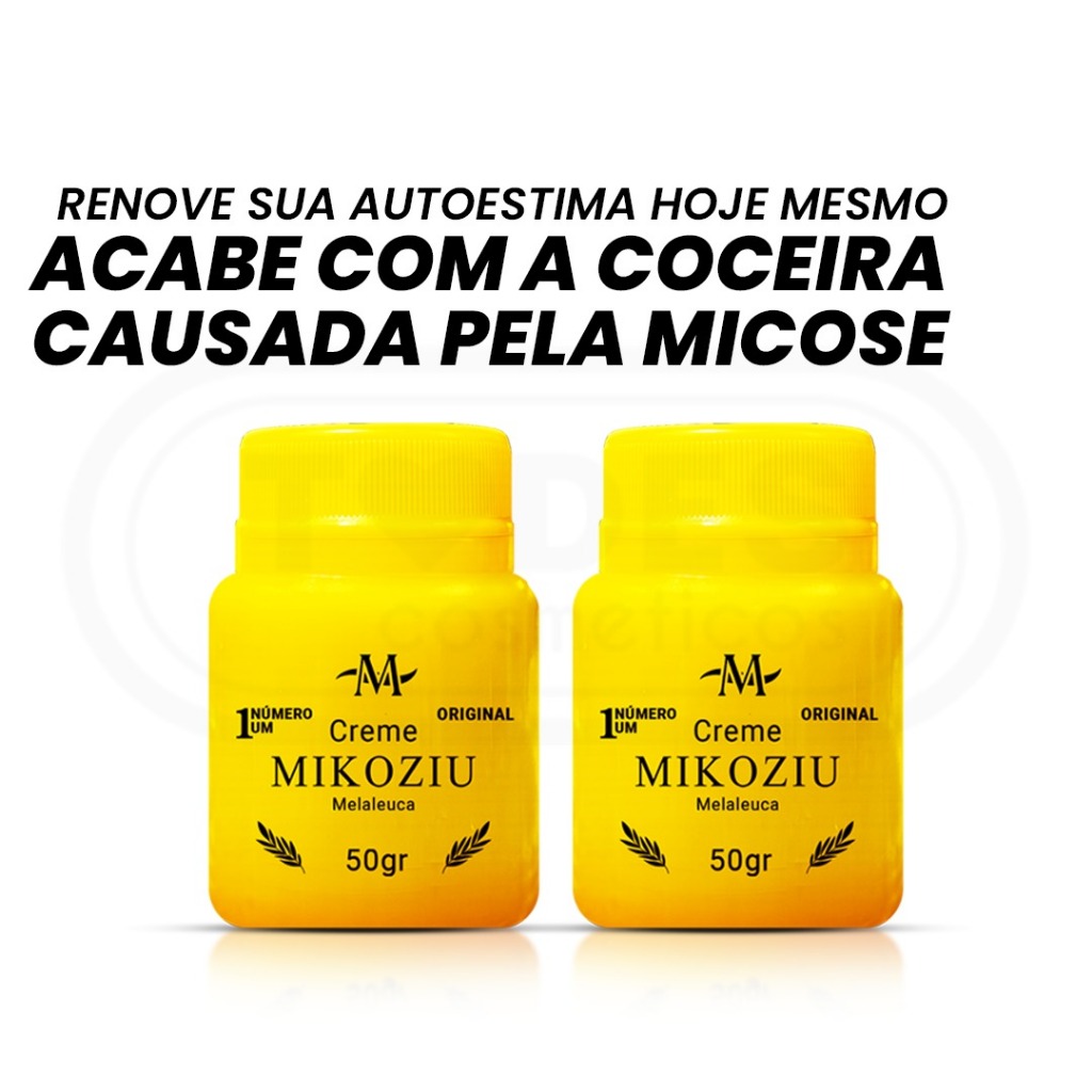 2 UN Pomada Micosan Mikoziu Original - Para Micoses e Clareador de ...
