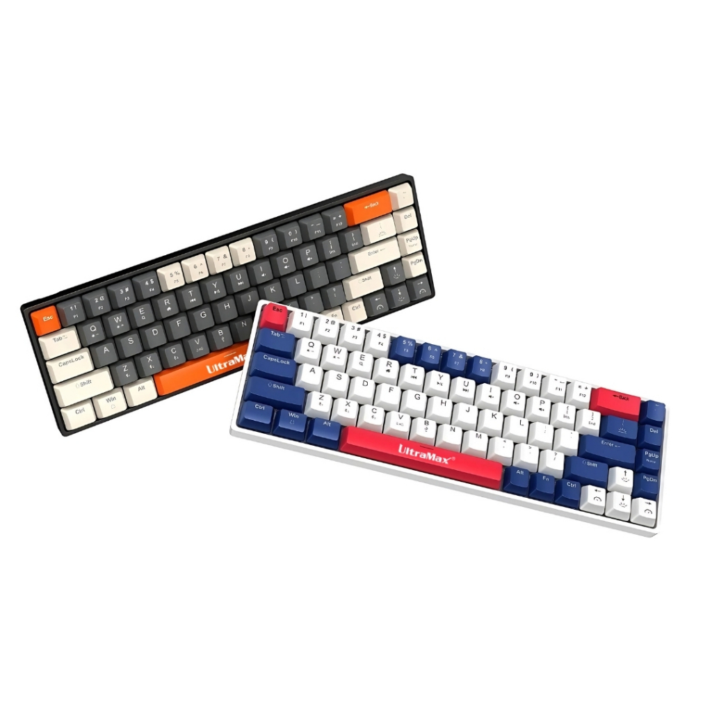 Teclado Gamer/ Escritório Com Fio RGB LED Iluminado Com 68 Teclados ...