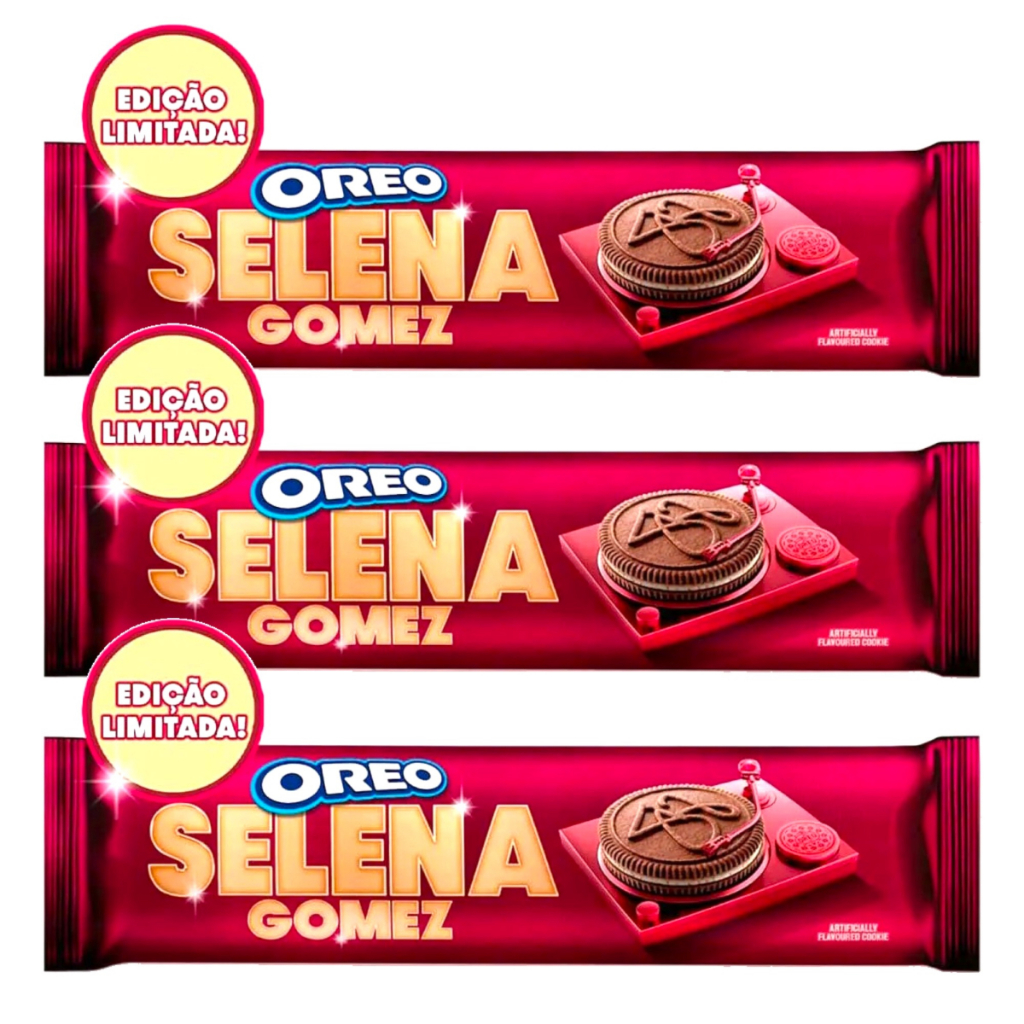 Pack com 3 Oreo Selena Gomez 90g - Edição Limitada | Shopee Brasil