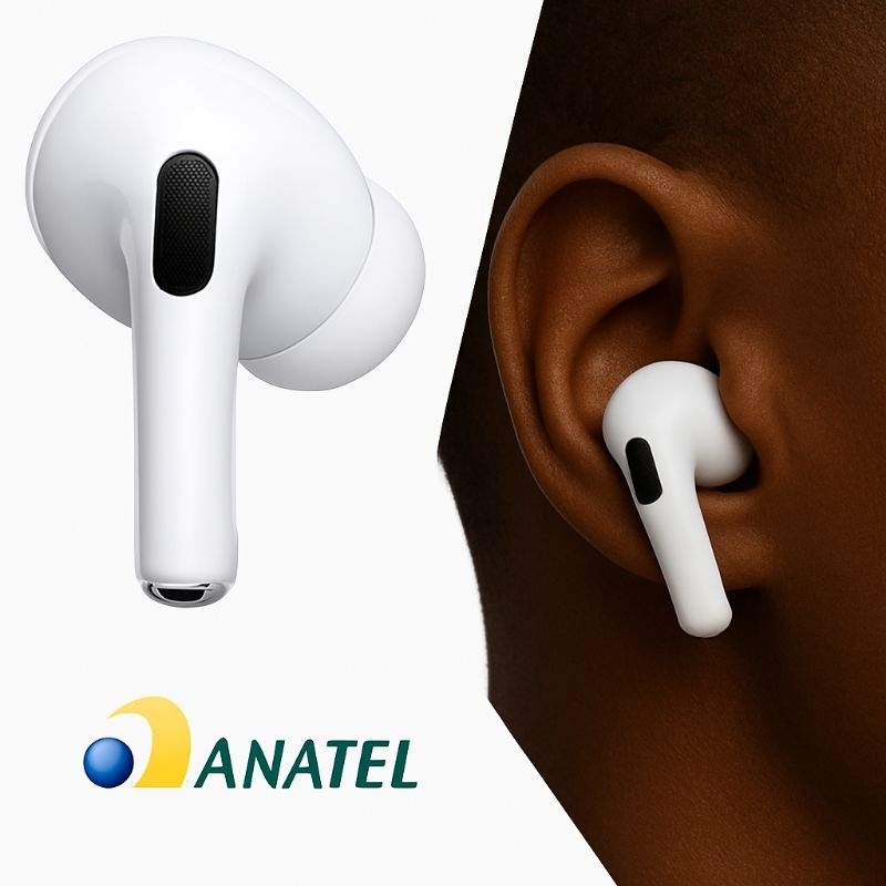Fone ORIGINAL De Ouvido Bluetooth PARA IPHONE COM ANATEL SOM ULTRA ...