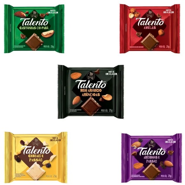 Chocolate Garoto Talento 85g | Shopee Brasil