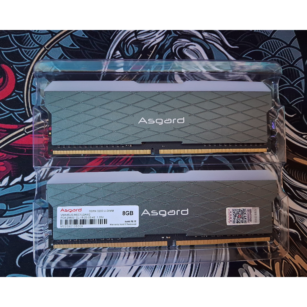 Memória RAM Asgard RGB DDR4 16GB (2x8GB) 3200MHz CL18 | Shopee Brasil