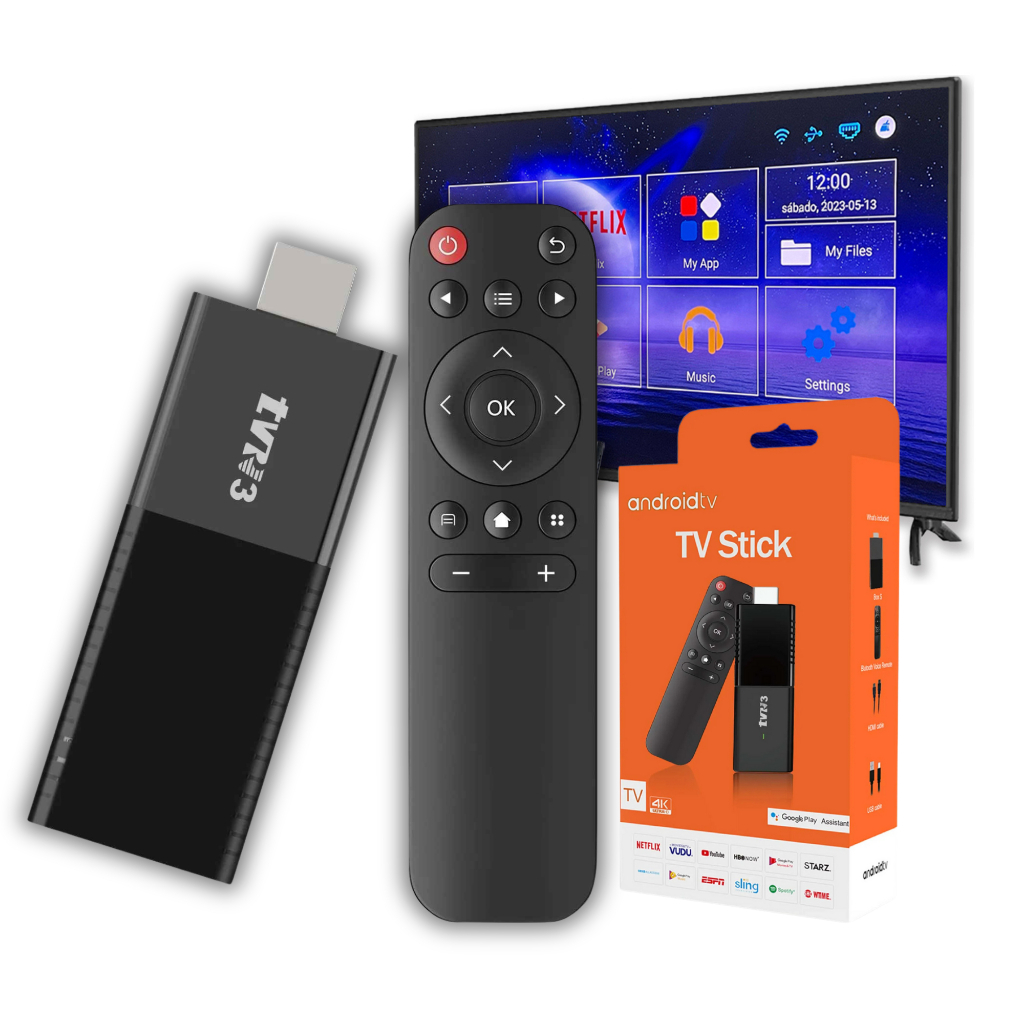 Tv Stick / Smart Tv Android 4k Wi-fi Hdmi Streaming Cor Preto | Shopee ...
