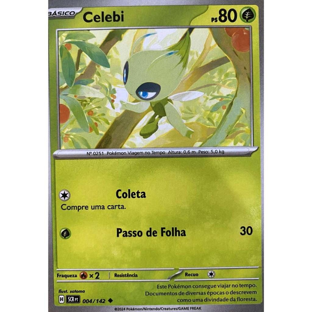Carta Celebi Coleção Coroa Estelar Pokemon TCG | Shopee Brasil