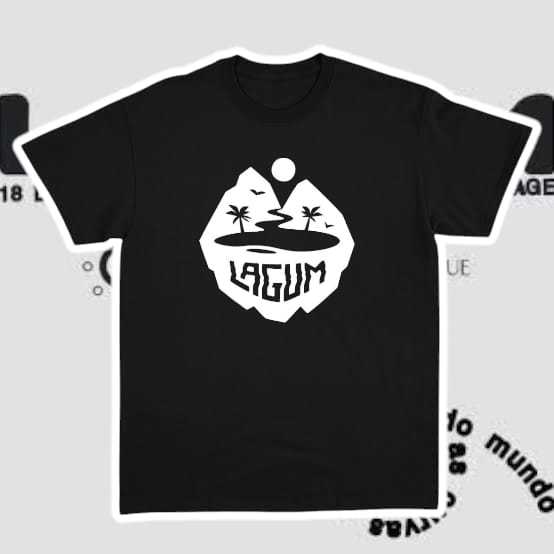 Camiseta Lagum logo Novo Ilha - Camisa unissex algodão show banda ...