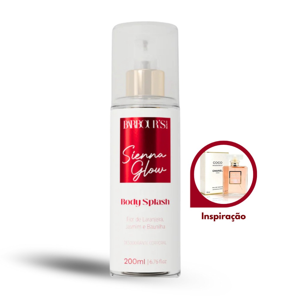 Sienna Glow Body Splash Desodorante Colônia 200ml | Shopee Brasil