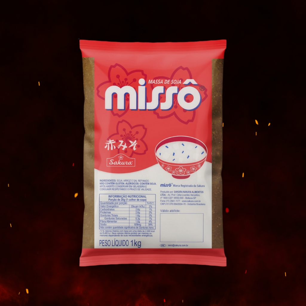 Massa de Soja Missô Aka Sakura 1kg | Shopee Brasil