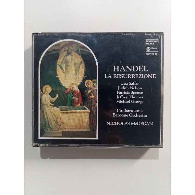 Cd Duplo Handel la Resurrezione Nicholas McGegan Original | Shopee Brasil