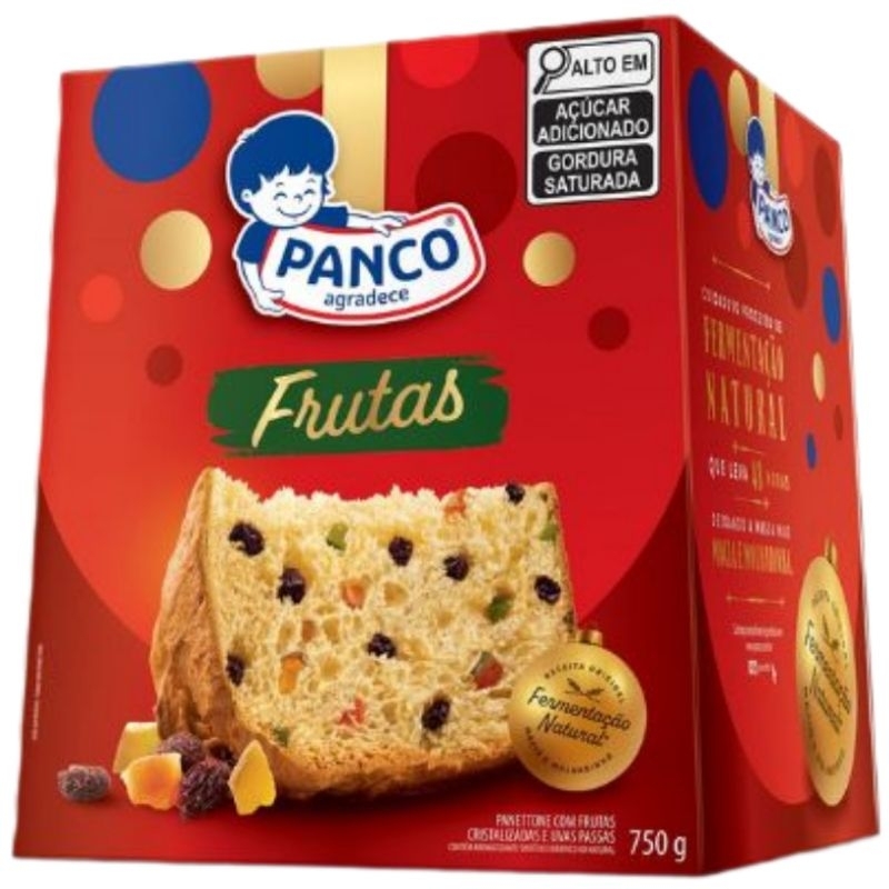 PANETTONE PANCO FRUTAS 750g | Shopee Brasil