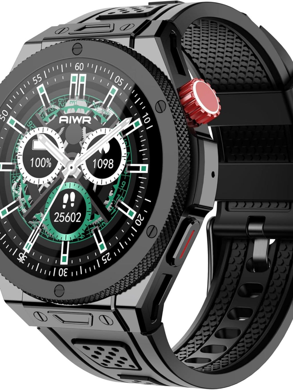 AiWR Cynex Smartwatch: GPS, 5ATM à Prova d'Água, Tela AMOLED 1.43 ...