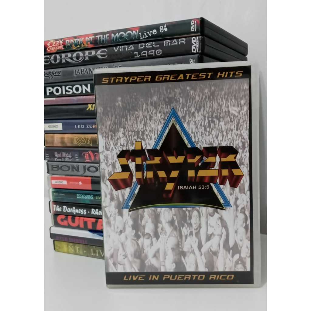 DVD Stryper - Greatest Hits Live Puerto Rico | Shopee Brasil