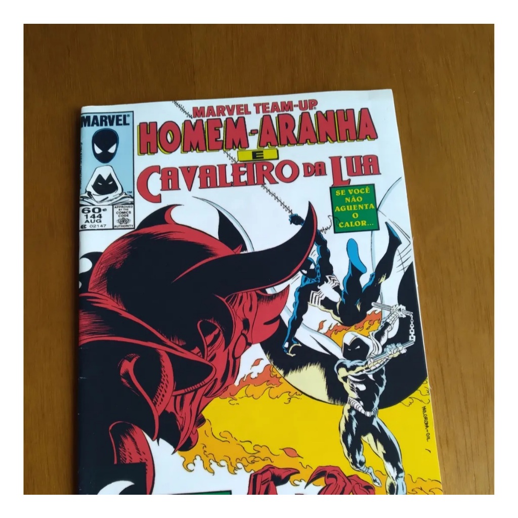 Marvel Team-up #144 (ARANHA, CAVALEIRO DA LUA) (fac-simile Inédita No ...