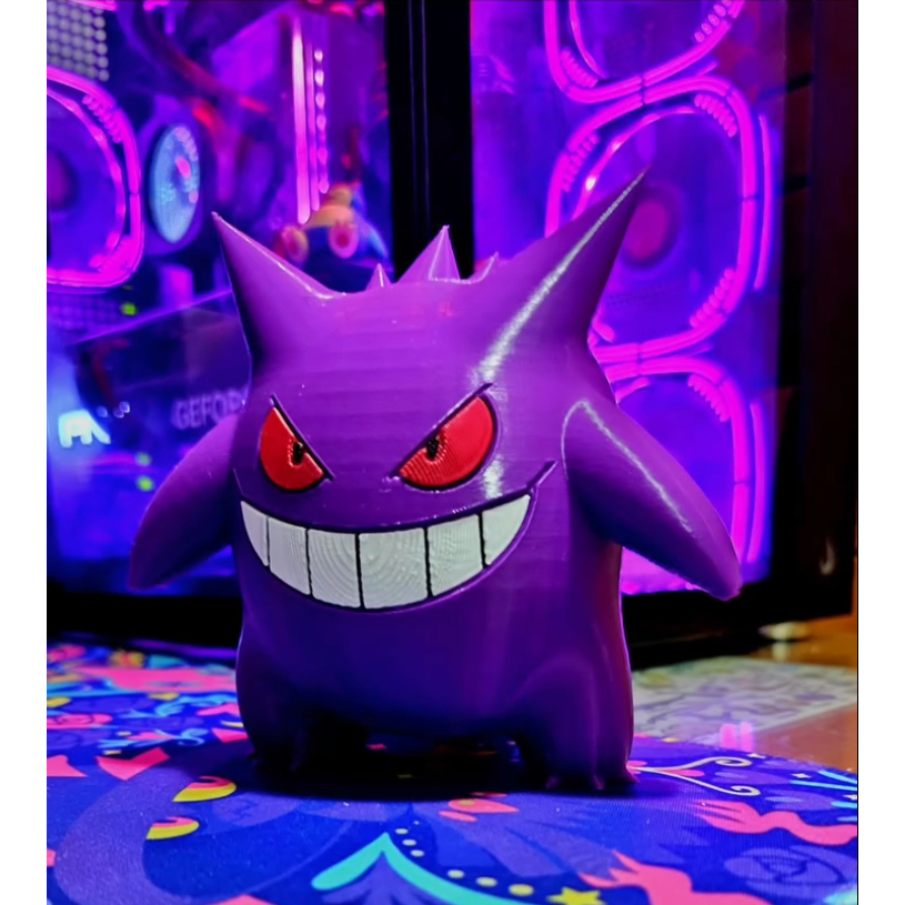 Gengar Pokémon em Escala 1:12,5 - Action Figure em PLA | Shopee Brasil