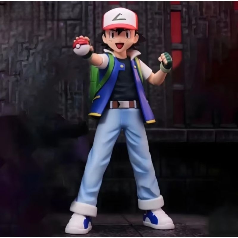 Action Figure Ash Ketchum Pokémon 13cm – Coleção Anime PVC | Shopee Brasil