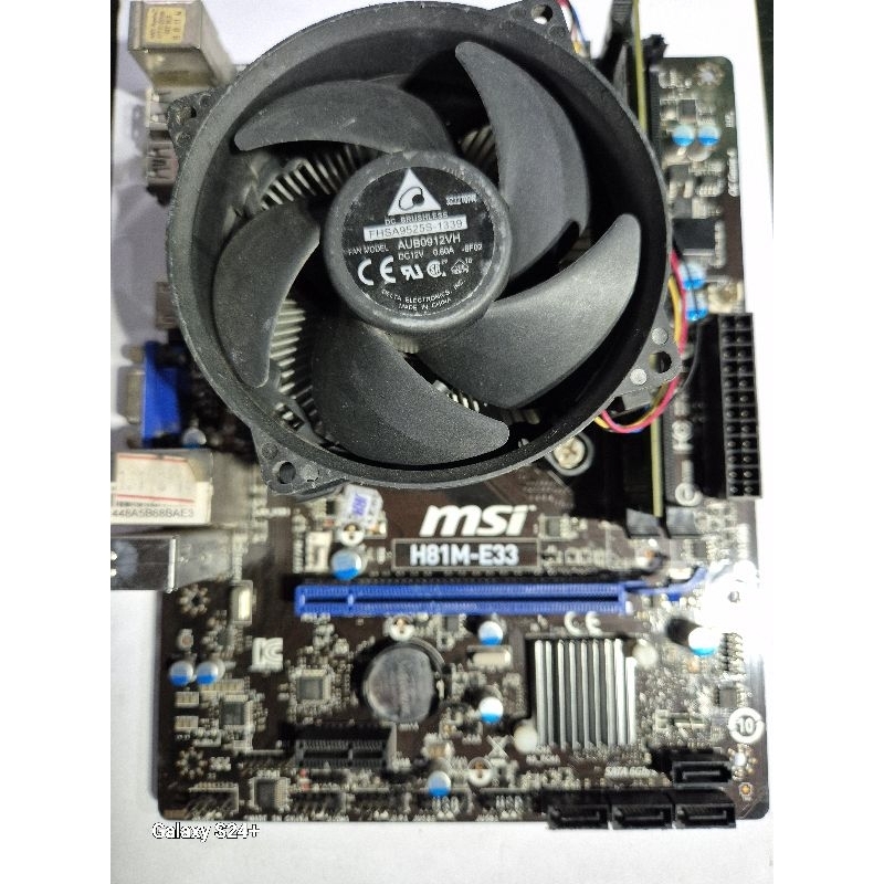 KIT PLACA MÃE MSI 1150, PLACA,PROCESSADOR E COOLER | Shopee Brasil