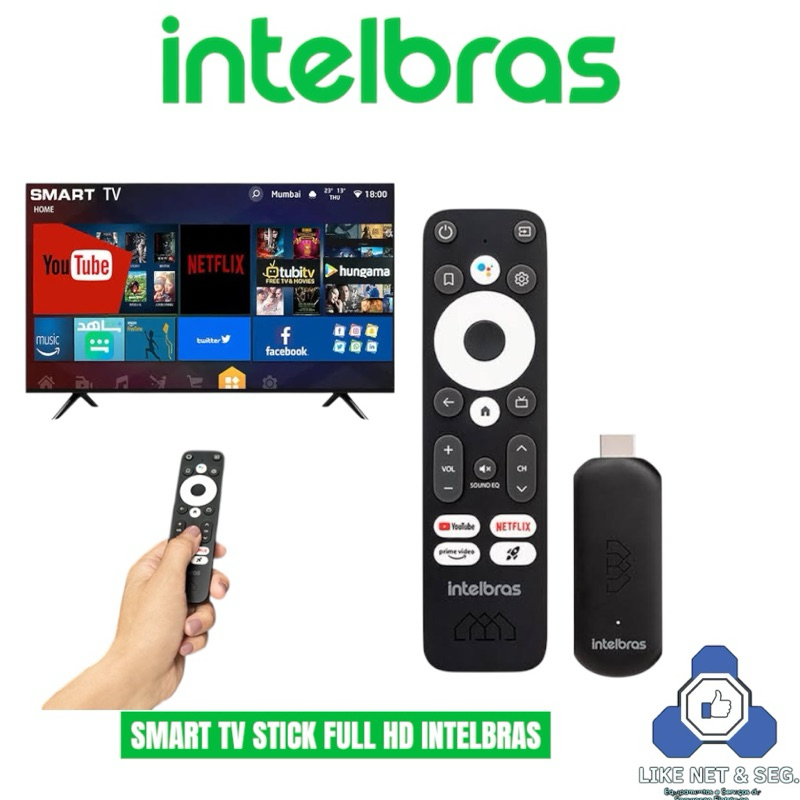 Smart Tv Stick Full Hd Intelbras - INTELBRAS | Shopee Brasil