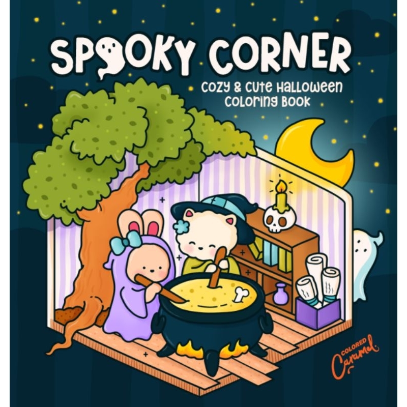 LIVRO DE COLORIR SPOOKY CORNER | Shopee Brasil