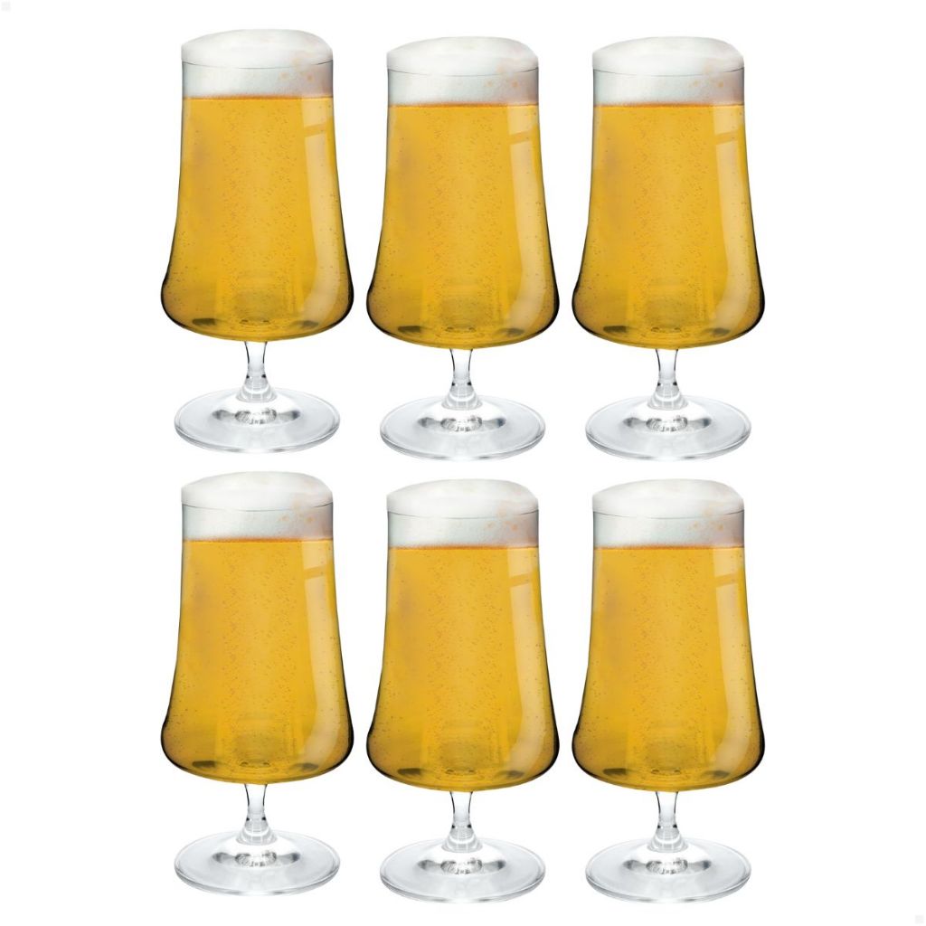 Jogo De 6 Taças para Cerveja Beer Xtra Em Cristal Ecológico 380Ml ...