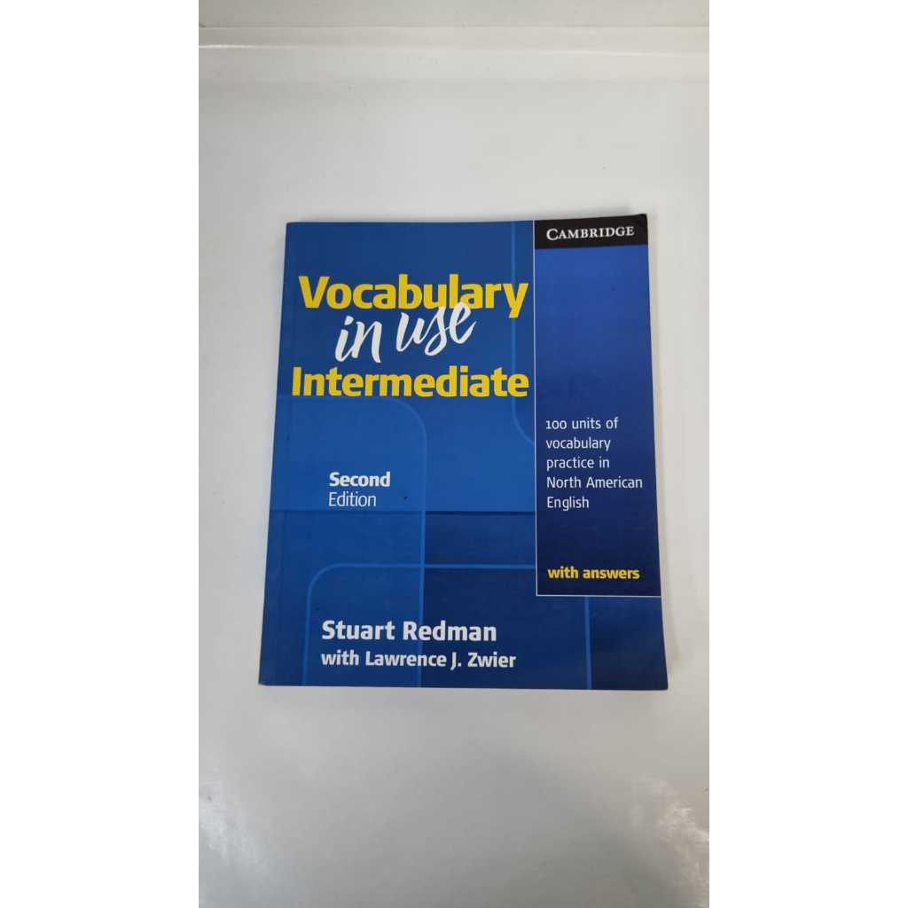 Livro Vocabulary In Use Intermediate SEcond Edition Stuart Redman ...