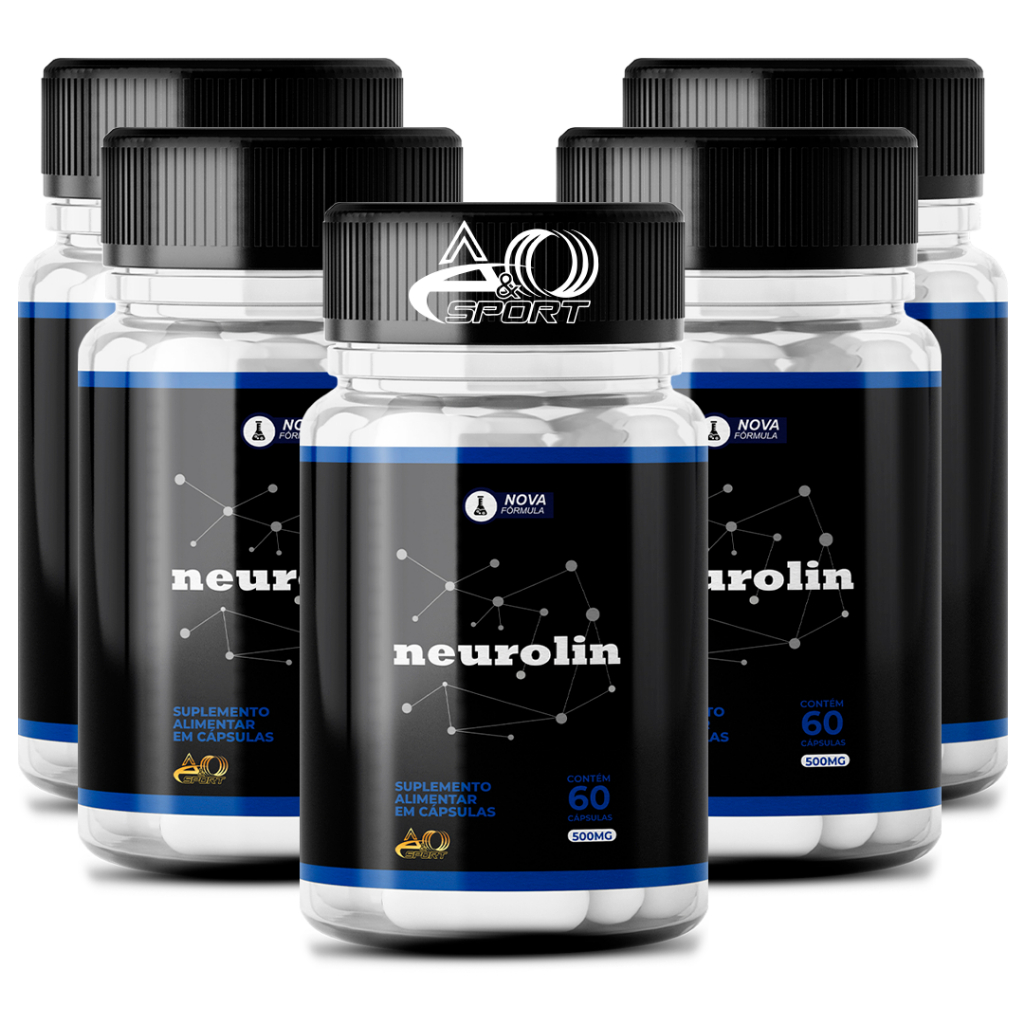 5un Neurolin 60 Cápsulas Original - Foco, Memória e Concentração - Loja ...