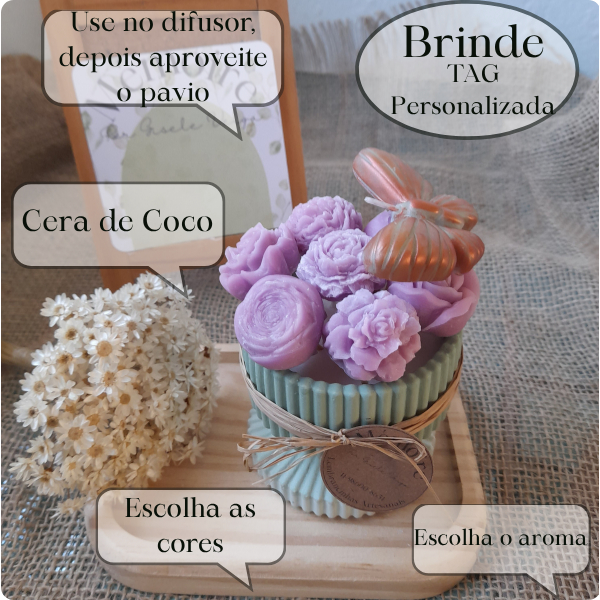 Lembrancinha/ mimo/presente/cera de coco/BEBE | Shopee Brasil