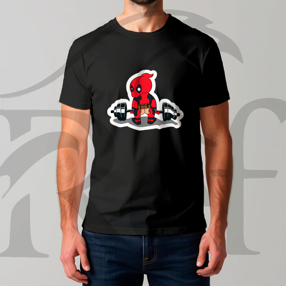 Camiseta Camisa Streetwear Deadpool Calça Rasgada Unissex Malha ...