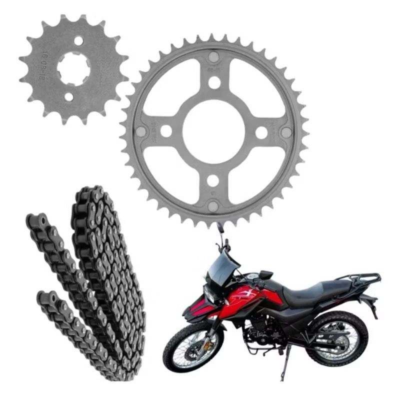 KIT RELAÇÃO TRAÇÃO TRANSMISSÃO SHINERAY SHY 175 Shi175 | Shopee Brasil