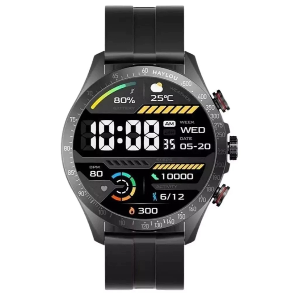 Relógio Smartwatch Haylou Solar Pro LS18 Com Bluetooth Design Militar ...