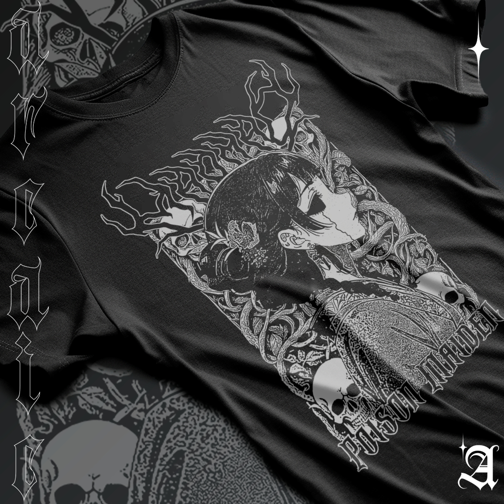 Camiseta Basica Algodao Ou Oversized Maomao Poison Maiden The ...