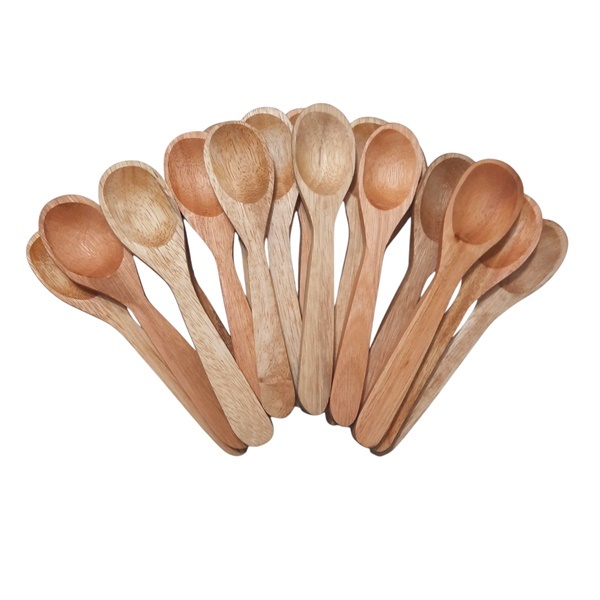 Mini Colher de Madeira 16cm-18cm para Cozinha Lembrancinha Acabamento ...
