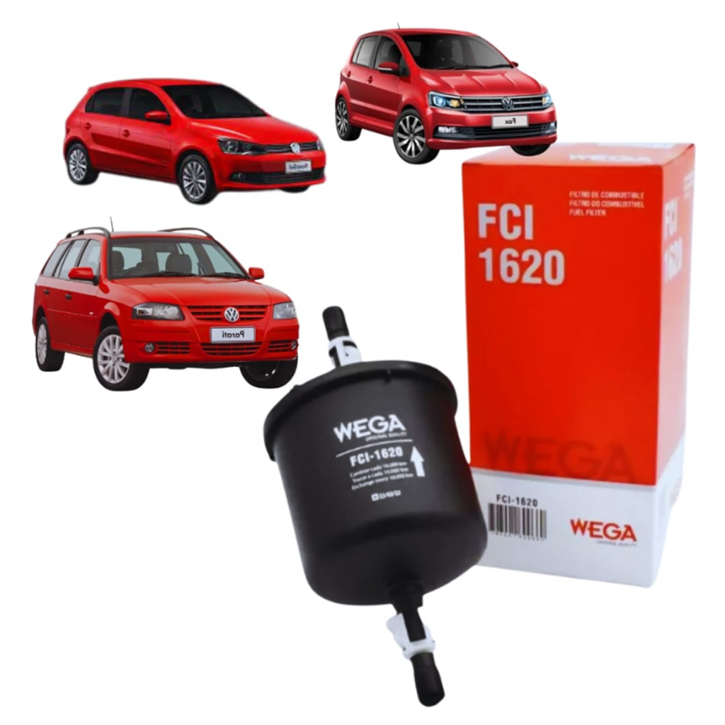 Filtro Combustivel WEGA Flex Fox Spacefox Gol Parati FCI1620 | Shopee ...