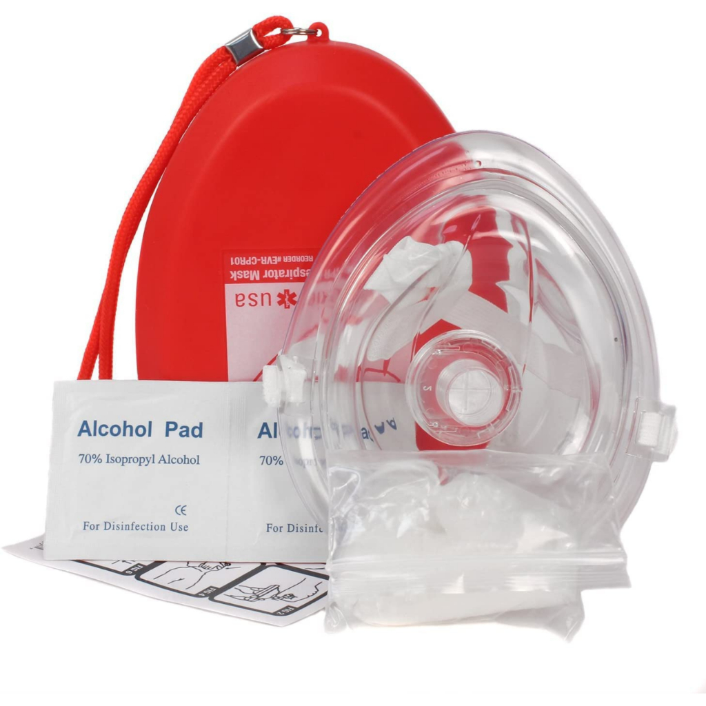 Máscara Pocket Mask Para RCP Ressuscitação Cardio Pulmonar - Primeiros ...