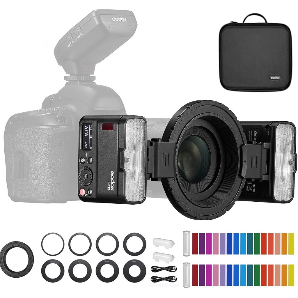 Kit Flash Macro Twin Godox MF12 K2 - Original | Shopee Brasil