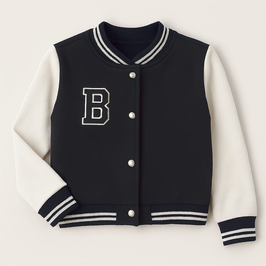 Jaqueta Varsity Infantil Estilo Colegio Americano | Shopee Brasil