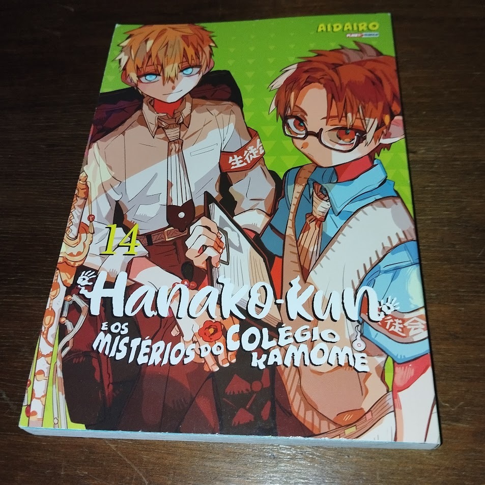 Mangá Hanako-Kun e os Mistérios do Colégio Kamome volume 14 - Panini | Shopee Brasil