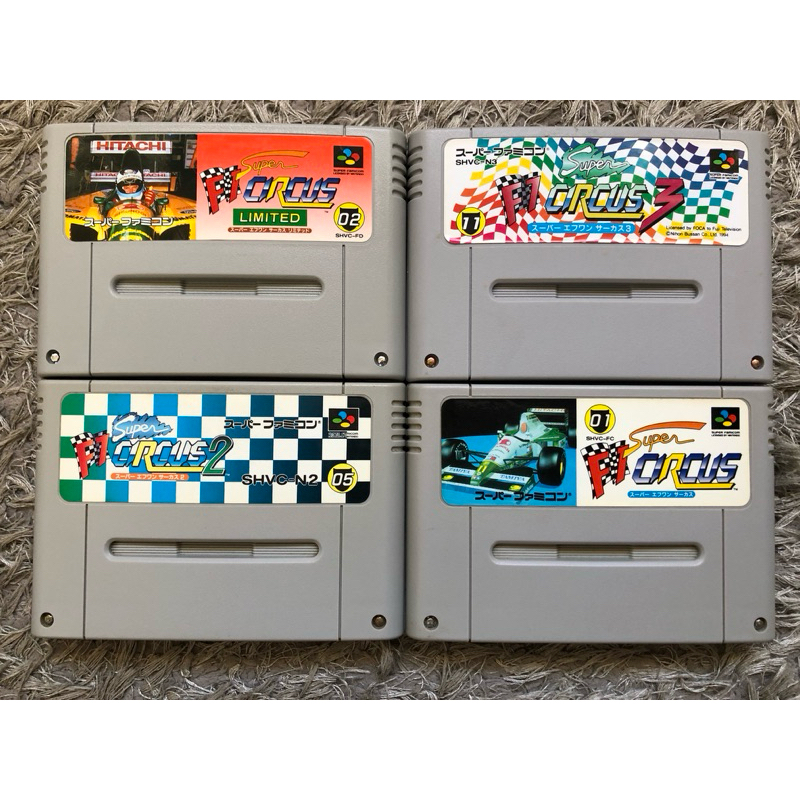 SUPER F1 CIRCUS - SUPER FAMICOM - SUPER NINTENDO - JOGO ORIGINAL ...