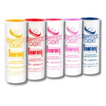 CORANTE PARA ACRILICOS SINTEX COR GUARANY 40GR KIT COM 03 UNID ...