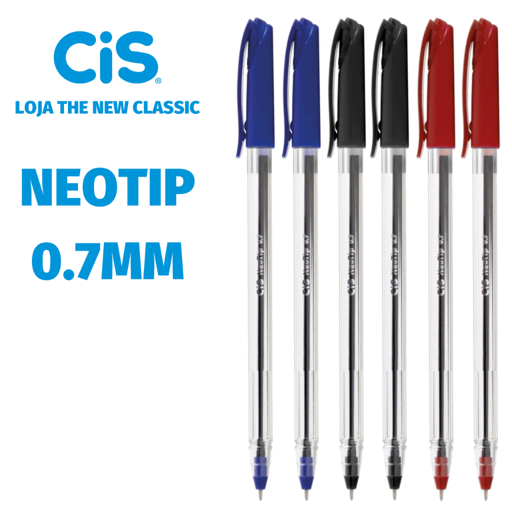 Kit Caneta Cis Neotip Ponta Fina Agulha 0.7mm - Ideal para ENEM ...